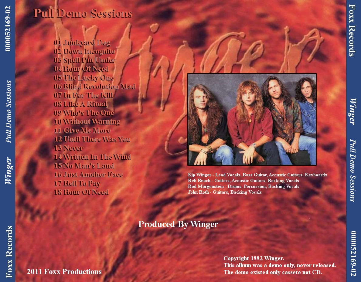 AOR Night Drive: Winger - Pull Demo Sessions (1992)